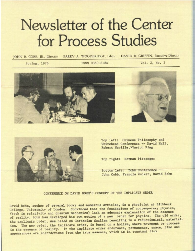 About - Center for Process Studies